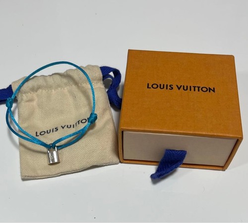 Louis Vuitton Lock It Bracelet Silver 925 Light Blue | eBay