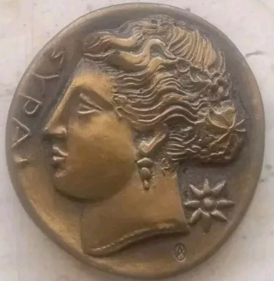 Ancient Greece HERA + HERCULES 🅰️ Modern restrike 🅰️ Griechenland Grece ...