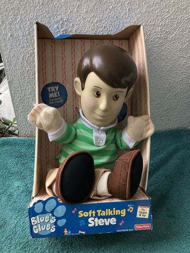 Fisher Price Blue’s Clues Soft Talking Steve | eBay