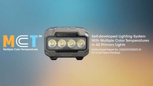 Nitecore HA23 UHE Multiple Color Temperatures Lightweight AAA Headlamp ...