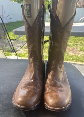 Rod Patrick Bootmakers Men’s Brown Leather Cowboy Western Boots Size 10 ...