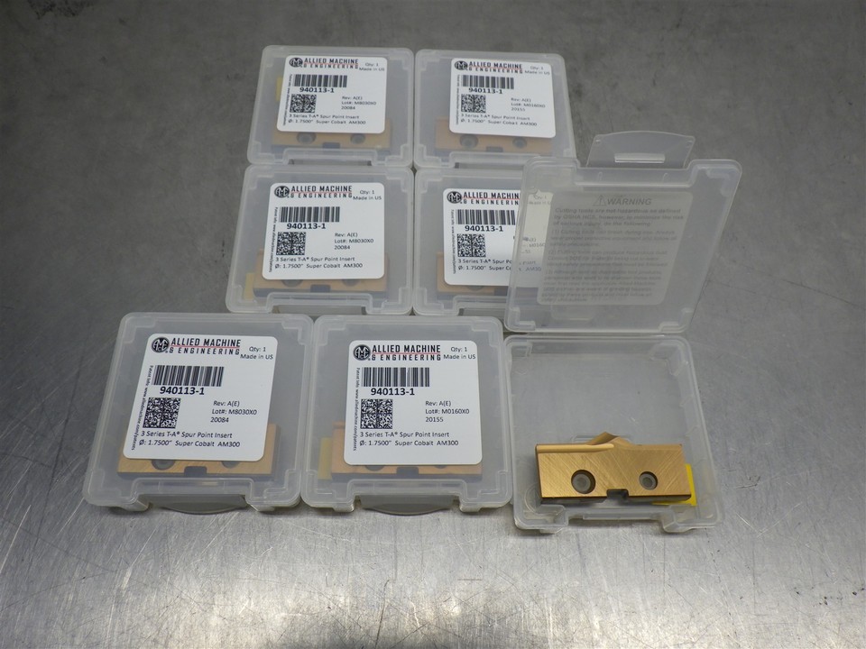 7 NEW! AMEC 1.75" 3 Series T-A HSS Spur Point Inserts | 940113-1 | eBay