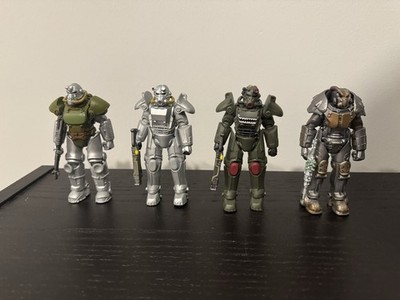 Fallout 4" Mega Merge Action Figure Lot T-45 (w/ Hot Rod) T-51 X-01 ...