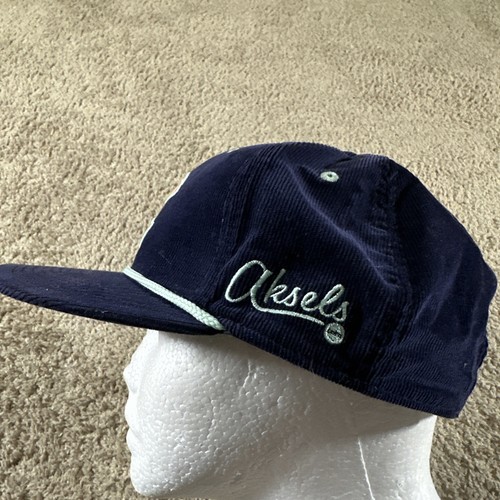 Aksels Hat Cap Adult Blue Snapback Colorado Corduroy Roped C Logo | eBay