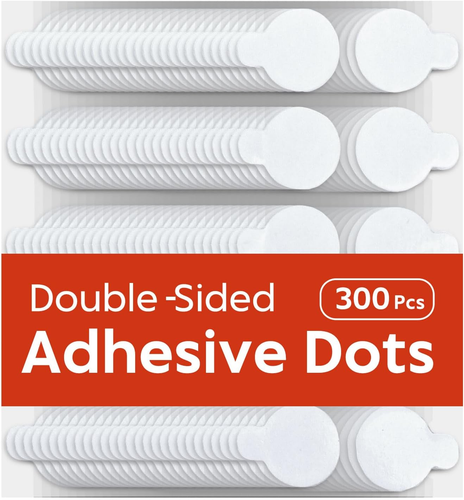 300Pcs Double Sided Dot Stickers Removable,0.8" Adhesive Putty Stickers ...