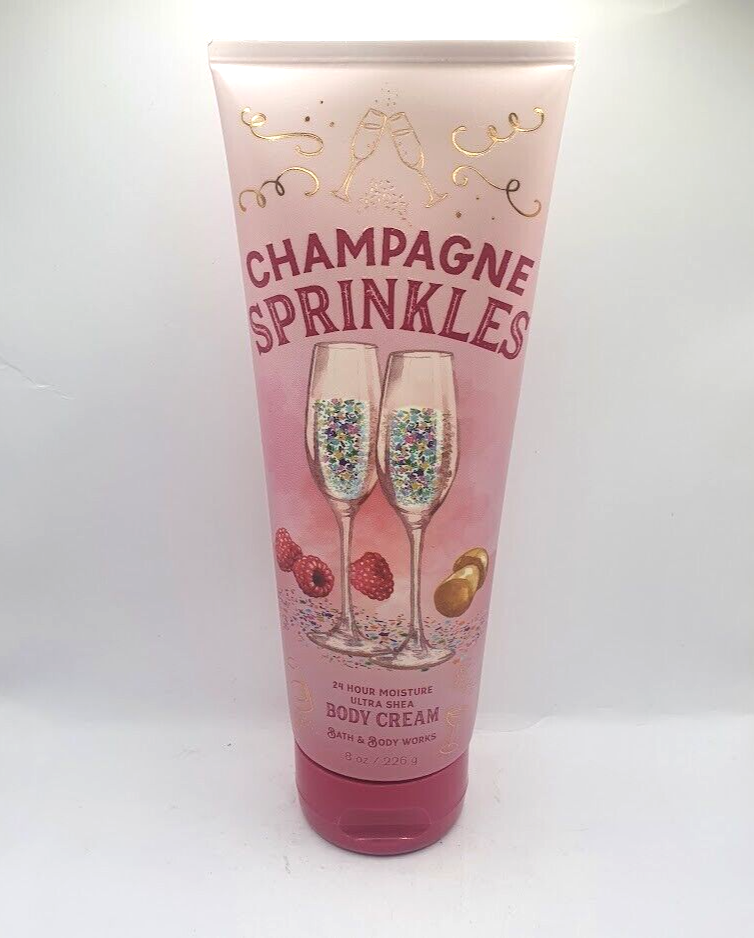 BATH AND BODY WORKS CHAMPAGNE SPRINKLES BODY CREAM 8 FL OZ | eBay