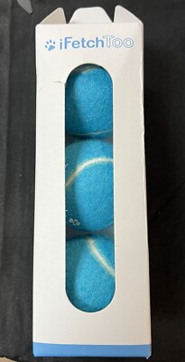 iFetch Too Tennis Balls 3 Pack New 2.5 Inch | eBay