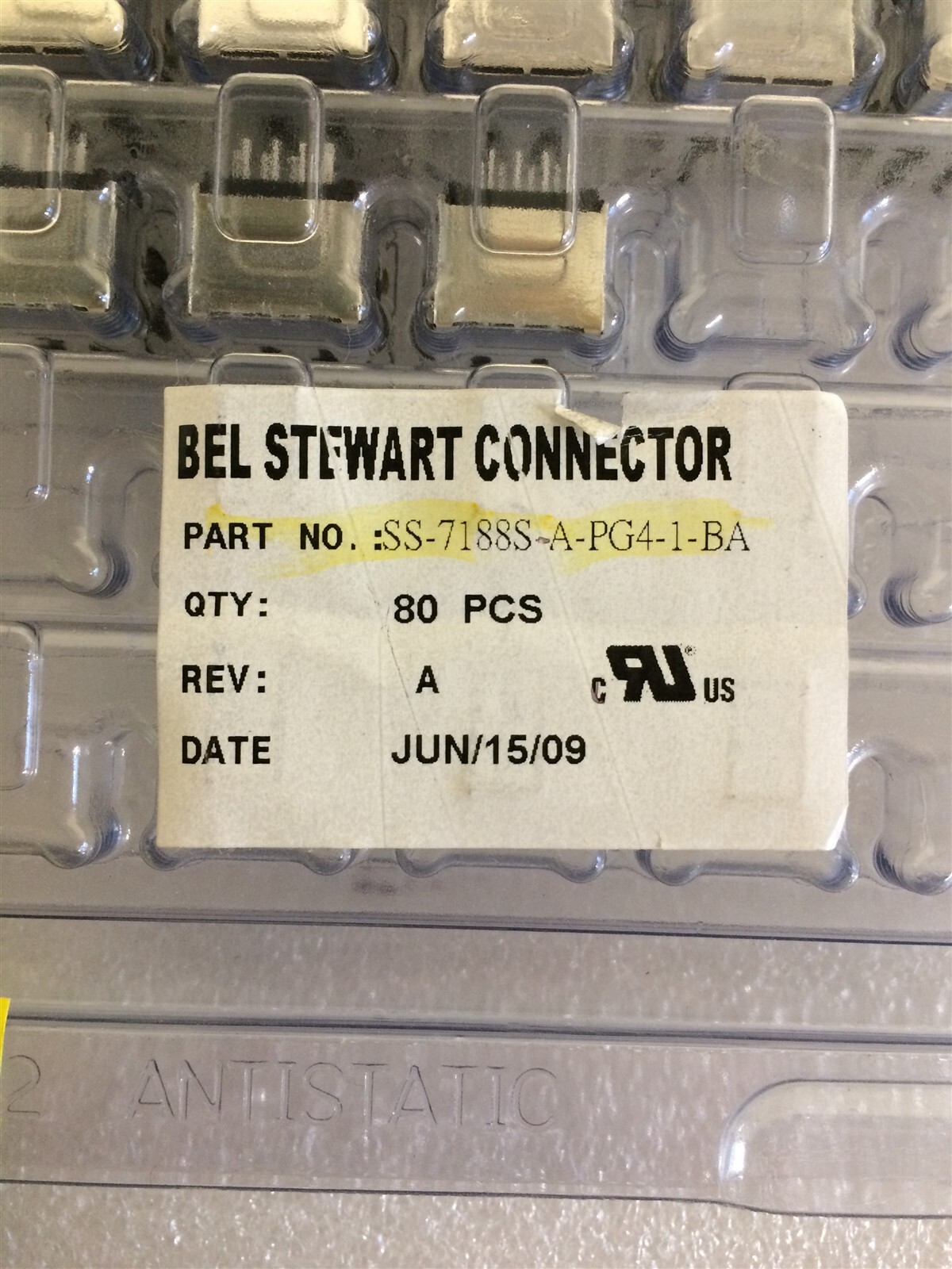 SS-7188S-A-PG4-1-BA STEWART CONN MOD JACK 8P8C TH 8 POS 6 PIECES | eBay