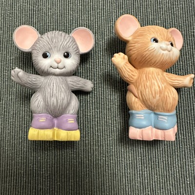 Vintage Best Buddies Mini Porcelain Mouse Friends Figurines Mice Avon ...