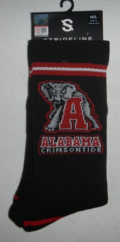 University of Alabama UA Crimson Tide Logo Pair of Socks Strideline ...