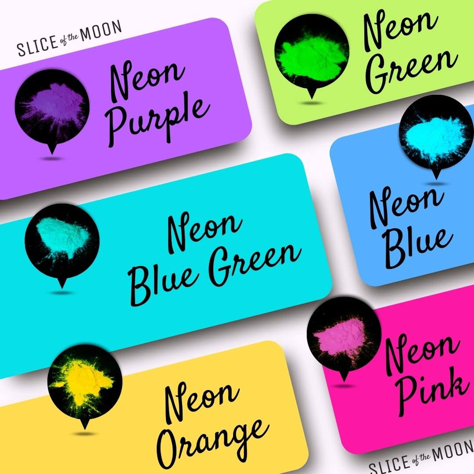 | Pink Glow-In-The-Dark Luminescent Pigment Powder for Cosmetics, Epoxy ...