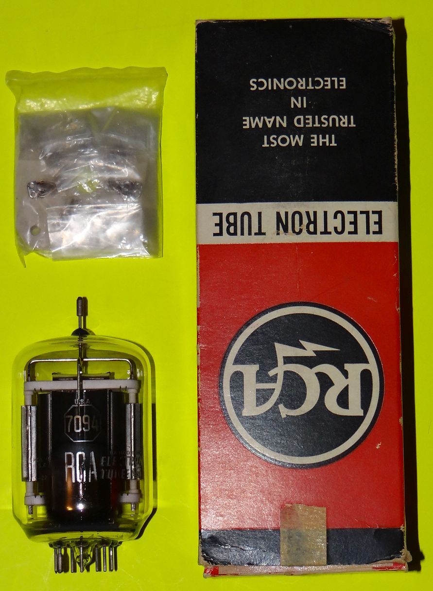 RCA NOS Transmitting Power Output Tube Type 7094 - Closely Matched Pair ...