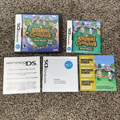 NO GAME! CASE & MANUAL ONLY! Animal Crossing: Wild World (Nintendo DS ...