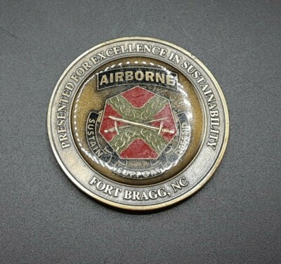 Airborne - Sustain, Support, Defend - Challenge Coin | eBay