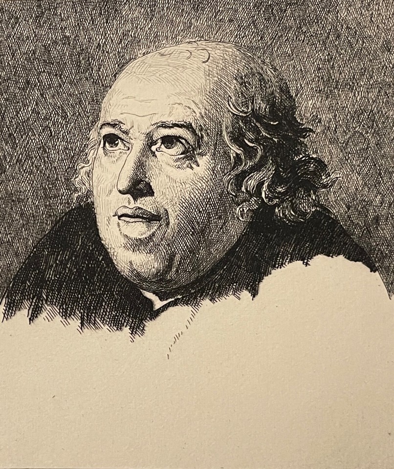 Father Gérard 1793 by Jacques-Louis David 1780 print circa 1880 | eBay