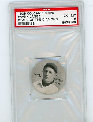 1909 Colgan Chips (E254) FRANK LANGE PSA EX/MT 6 ~Chicago AL. | eBay