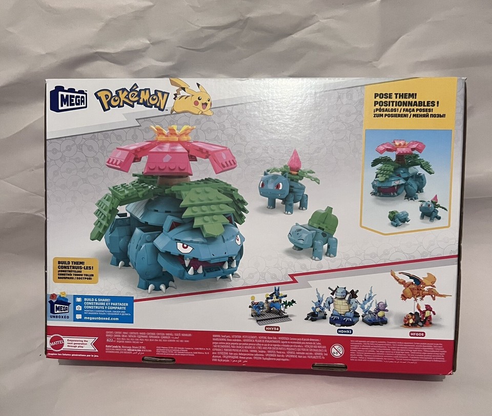 Pokemon ~ MEGA Blocks : Bulbasaur Ivysaur Venusaur Evolution Set, HHM17 ...