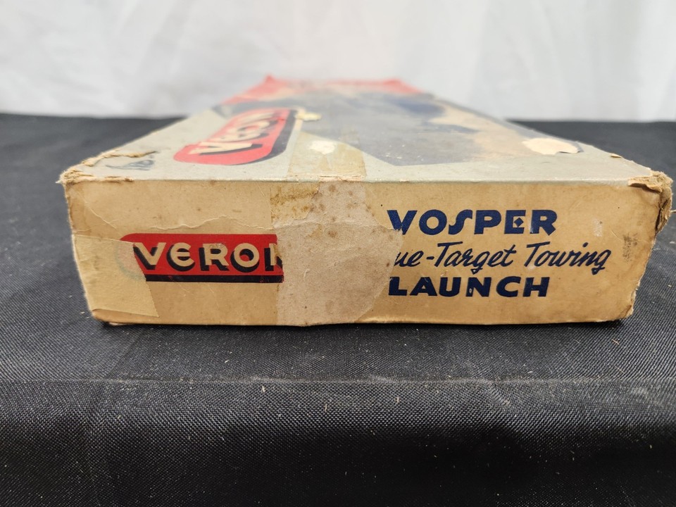 Rare Vintage balsa wood model boat/ship kit Made in England Veron ...