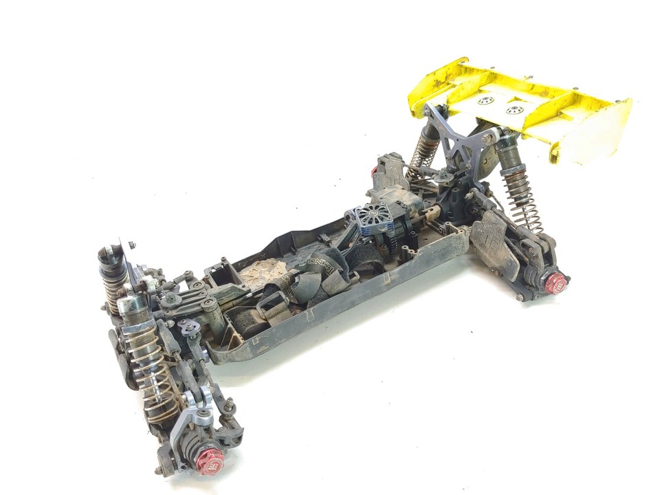 Tekno EB48.4 1/8 4x4 Buggy Race Competition Roller Slider Chassis w/ 2 ...