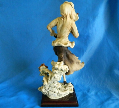 GIUSEPPE ARMANI FIGURINE ORIGINAL #0235C WINTER -SNOW FLAKES HAND ...