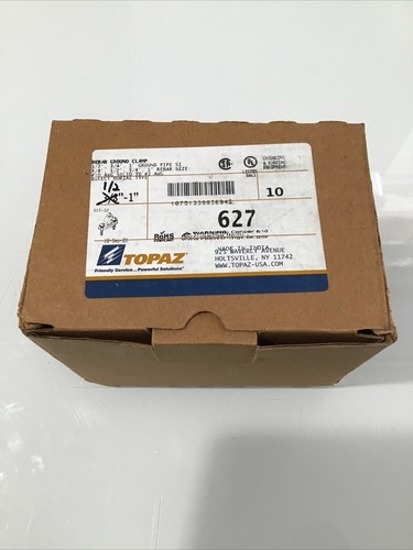 Topaz Rebar Ground Clamp 627 (Qty 2 Boxes Of 10) | eBay