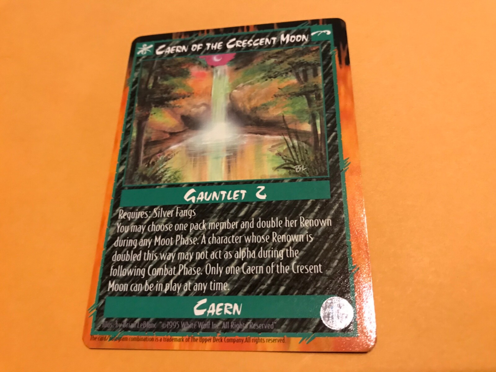 CAERN OF THE CRESCENT MOON: RAGE UMBRA CCG card, Werewolf White Wolf ...