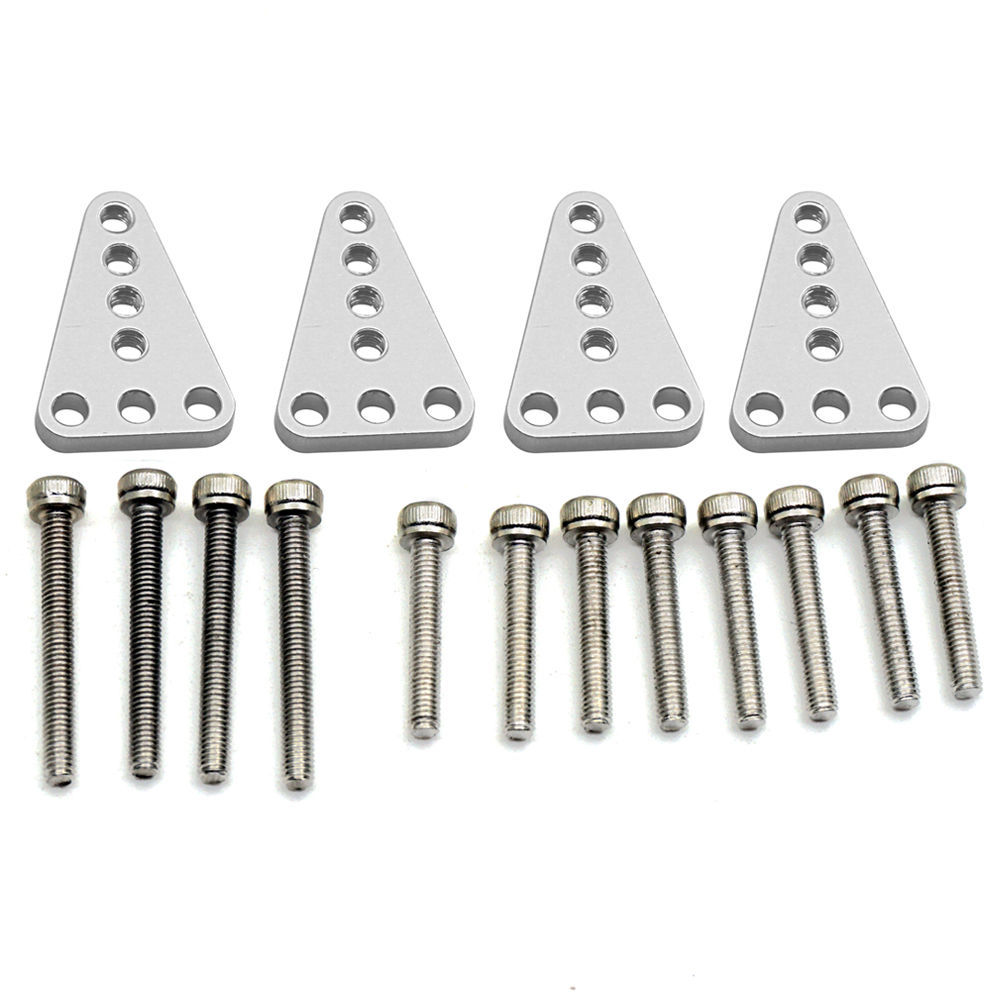 4PCS SUSPENSION SHOCK LIFT LOWERING DROOP KIT FOR 1/10 AXIAL SCX10 RC ...