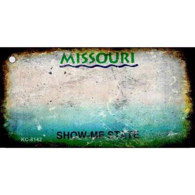 Missouri Rusty Blank Key Chain KC-8142 | eBay