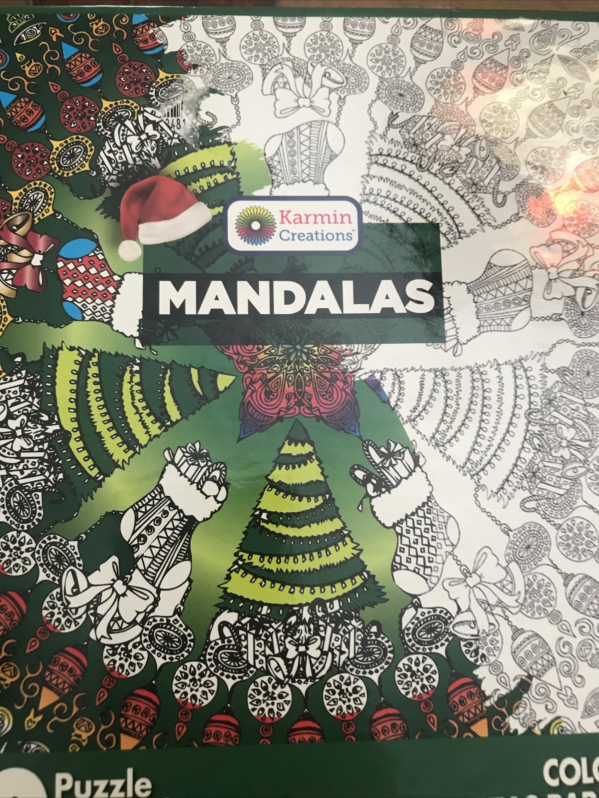 Karmin Mandalas Color A Puzzle Coloring Christmas Puzzle 500 PC 16x20 ...