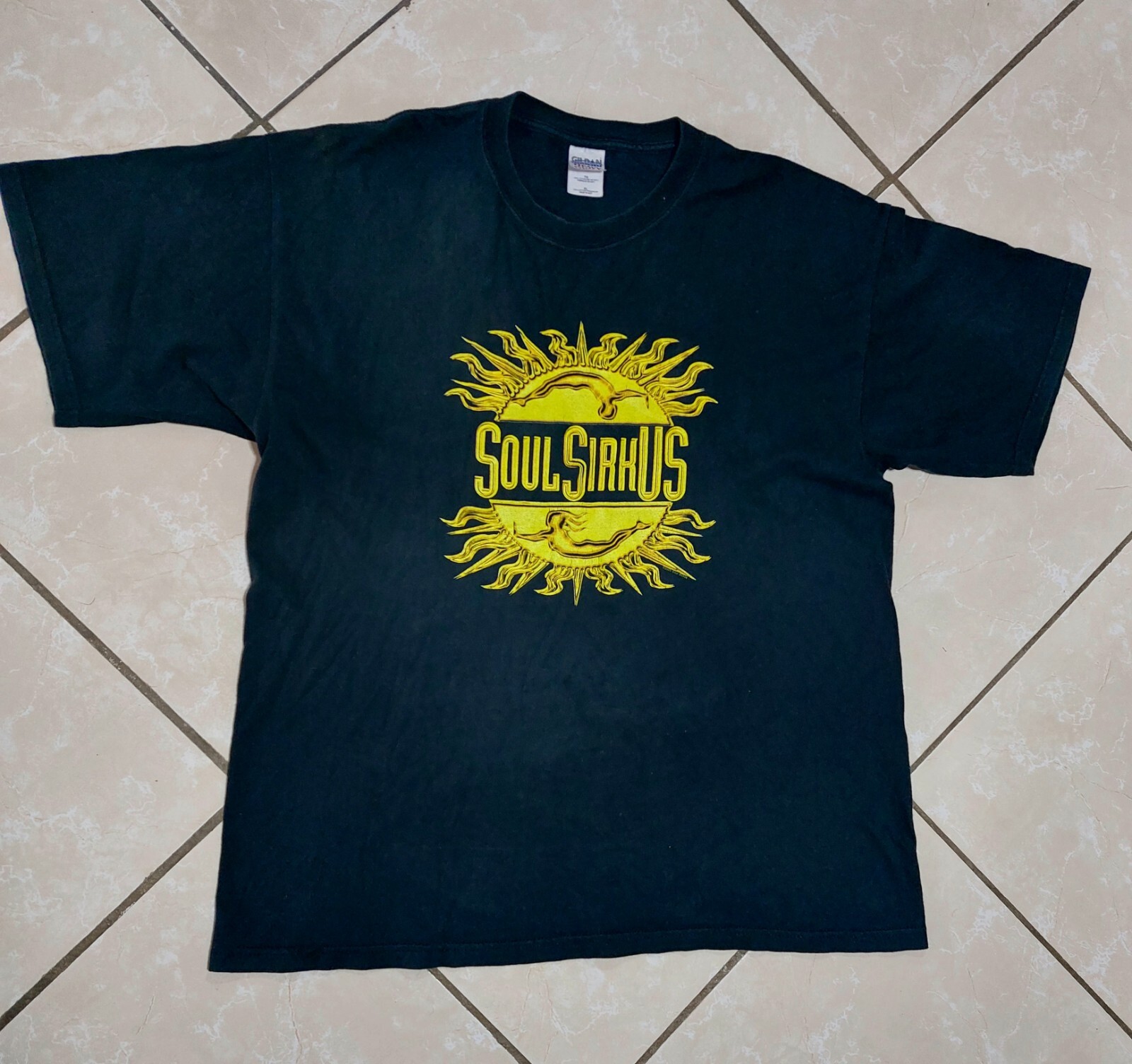 SOUL SIRKUS Rock Band T-shirt 2005 Black World Play Album Tee Size XL ...