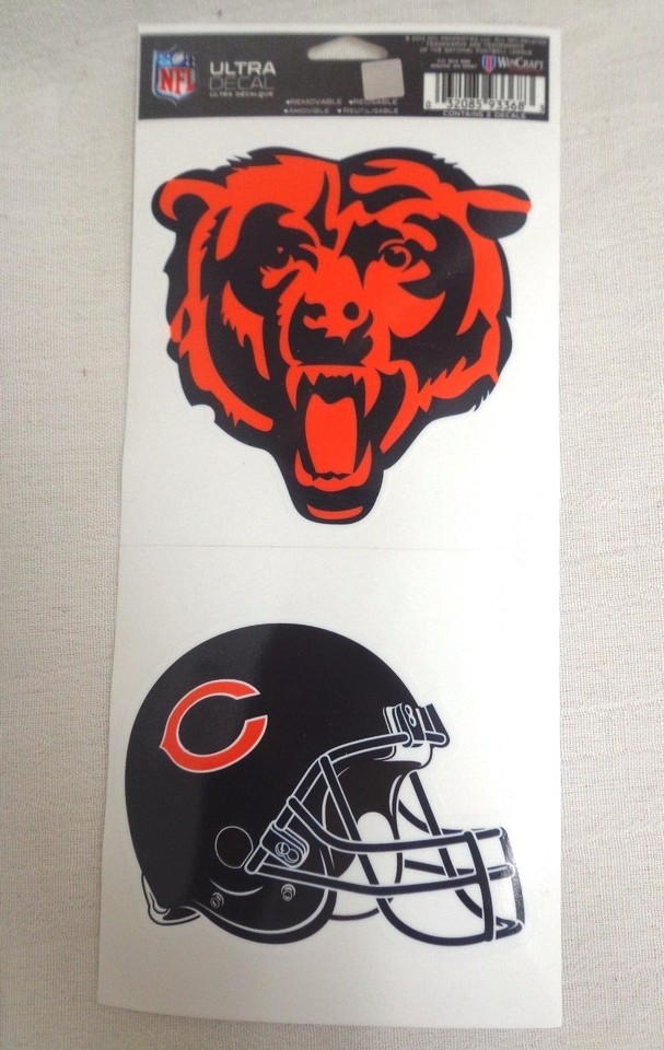 NFL Ultra Decals 2 Pack Set Removable Reusable Sticker Wincraft | eBay