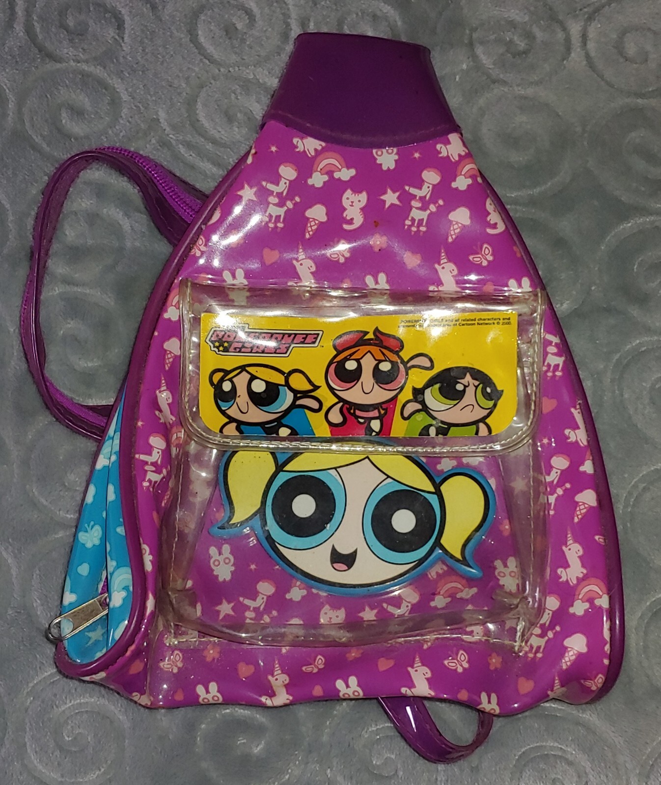 Vintage HTF PowerPuff Girls Mini Backpack With Mirror Girl Y2K Cartoon ...