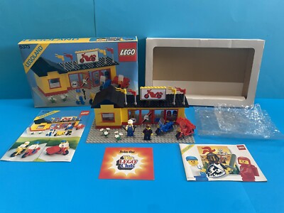 Lego 6373 Motorcycle Shop Classic Town with Box & Instruction Rare ...