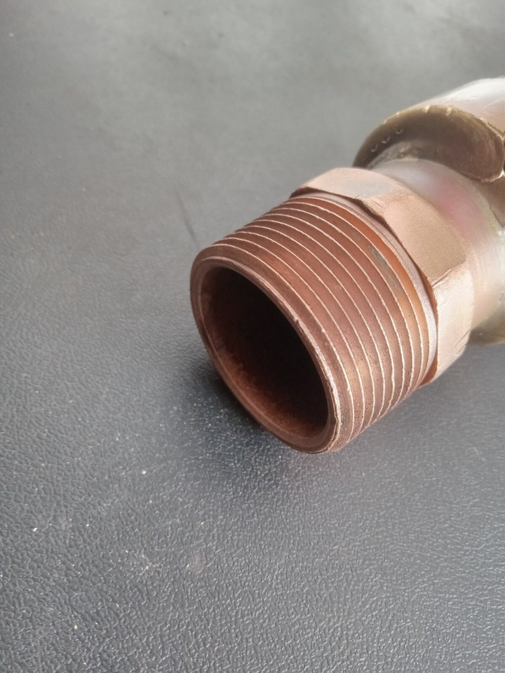 Nibco Braided Copper Flex Hose 1¼" MNPT x 1¼" MNPT 12" in length | eBay