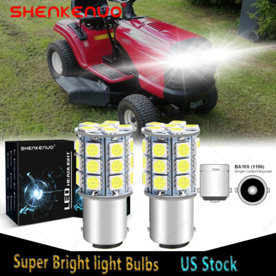 2 SUPER BRIGHT LED light bulbs for Craftsman LT 2000 LT1000 LT11 garden ...