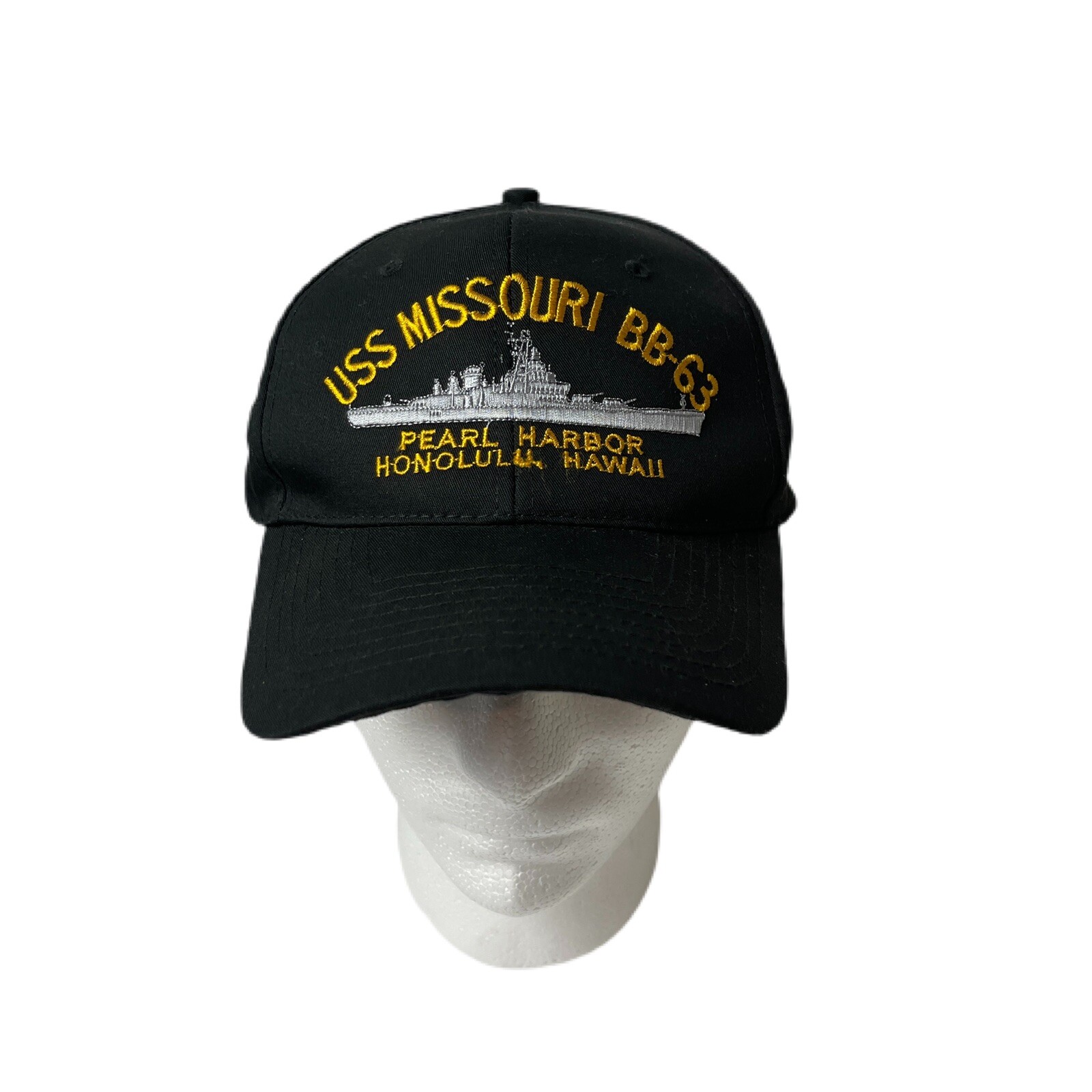 USS Missouri BB-63 USN Souvenir Ship Ball CAp - Gem