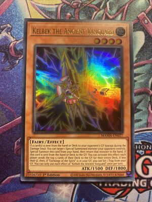 (MAMA) Kelbek the Ancient Vanguard 1st Edition Ultra Rare MAMA-EN027 Yu ...