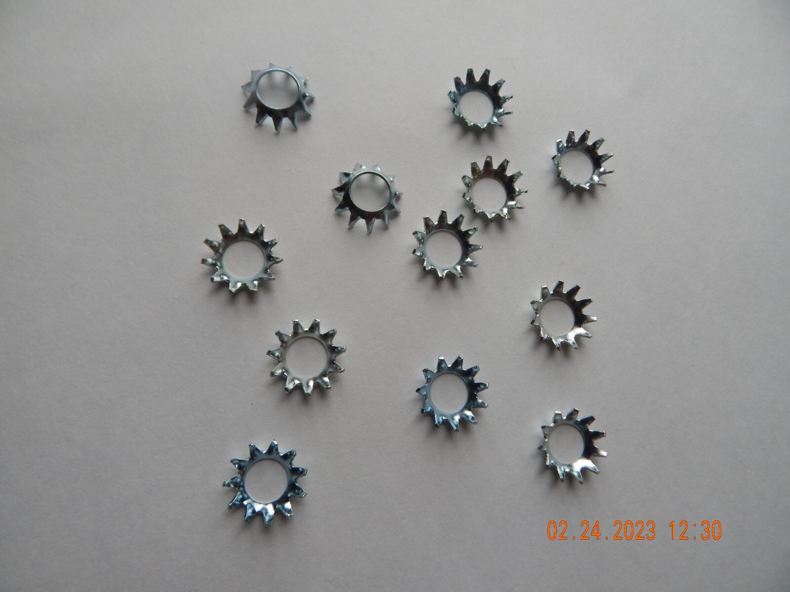 EXTERNAL COUNTER SUNK STAR LOCK WASHERS. 7/16" ZINC. 12 PCS. NEW | eBay