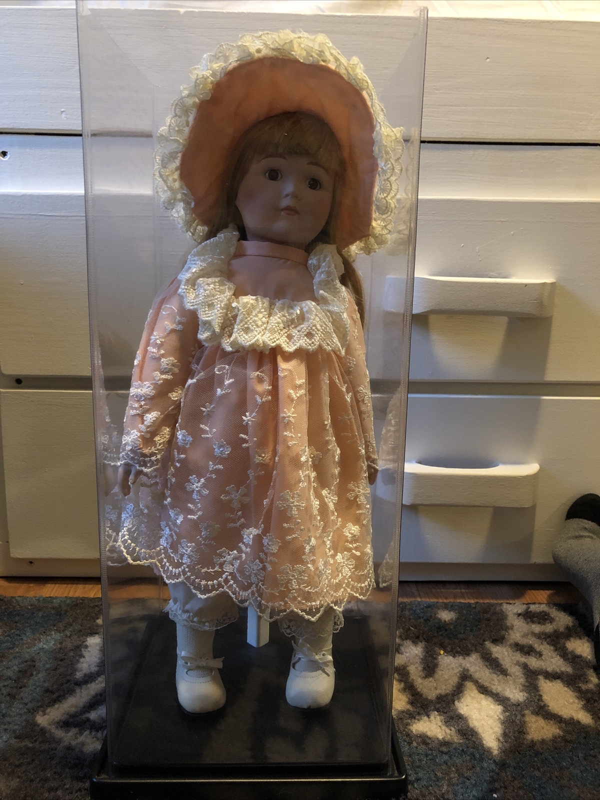 Heirloom Treasures Porcelain Doll With Hat Happyland Red Hair 16" (P ...