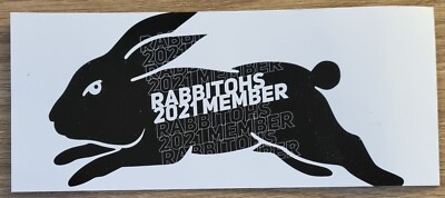 South Sydney Rabbitohs ~ 2021 ~ Member's Sticker ~ Brand New | eBay ...