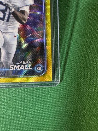 Jabari Small 2024 TOPPS CHROME Yellow ROOKIE REFRACTOR /75 TITANS RC | eBay