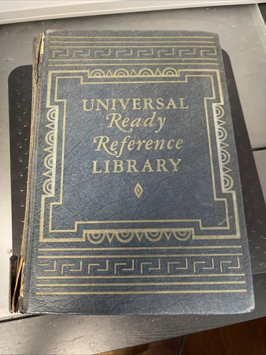 Universal Ready Reference Library For Home School Business 1947 Leather ...