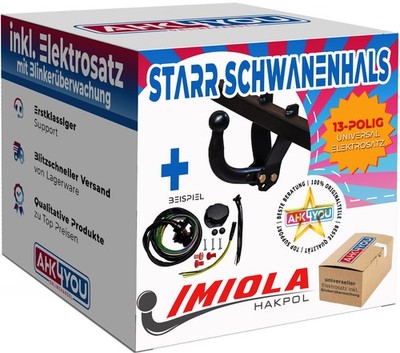 AHK IMIOLA für VW Passat B5 Limousine 00-05 starr + 13-pol ES ABE | eBay.de