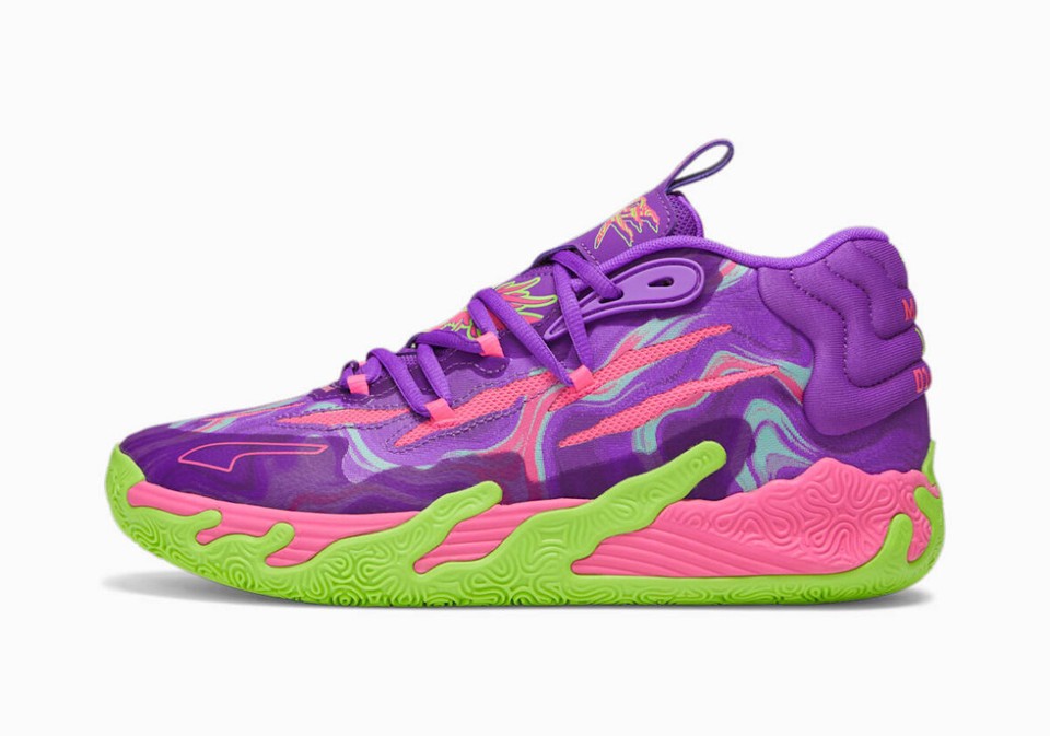 PUMA x LaMelo Ball MB.03 ‘Toxic’ Purple/Green MENS SIZE 378916-01 SHIP ...