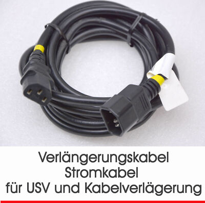 2m Cable Power Extension Cable Connection from PC UPS USV Cable SK_04 ...