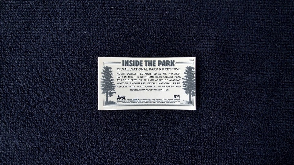 2022 Topps Allen & Ginter Chrome | Denali | Inside the Park | Mini ...