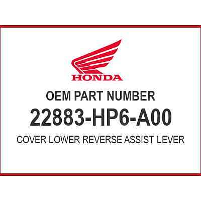 Honda COVER LOWER REVERSE 22883-HP6-A00 OEM NEW | eBay