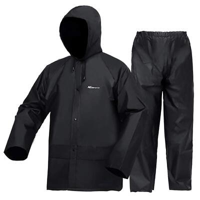 Rain Suit for Work Ultra-Lite Waterproof Protective Rain Coats Rain ...
