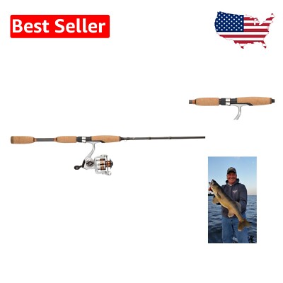 Monarch Spin Combo - 5'6" Ultra Light Fishing Rod and Reel for All ...