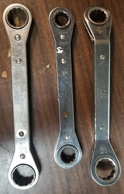Mac Tools 3 Piece Assorted Ratcheting Wrenches b-x | eBay